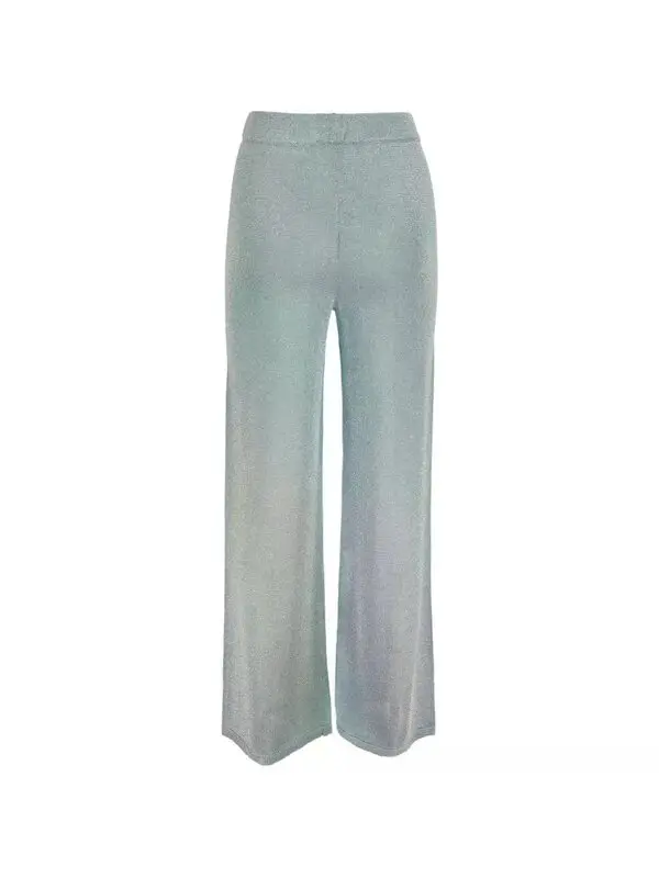 KANGRA Knitted Lurex Palazzo Pants