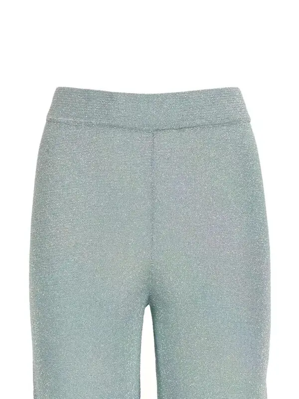 KANGRA Knitted Lurex Palazzo Pants