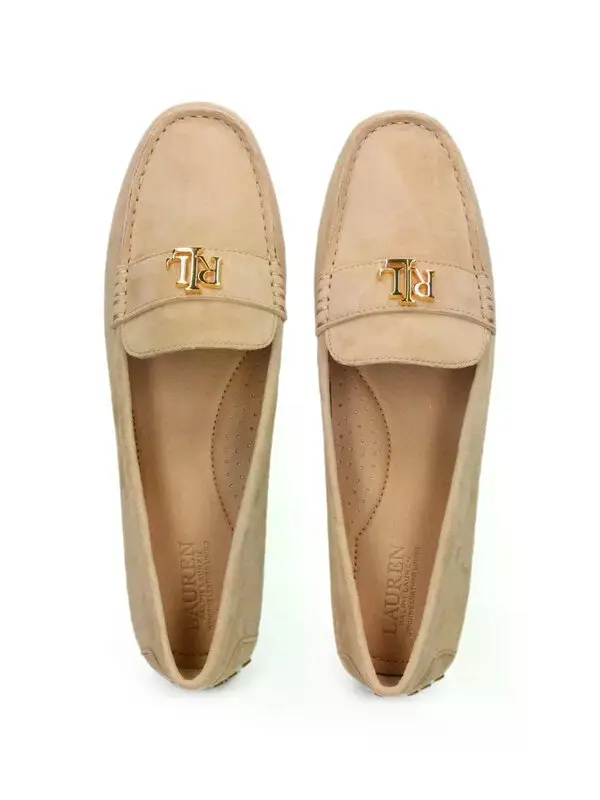 Ralph Lauren Logo-plaque Suede Loafers