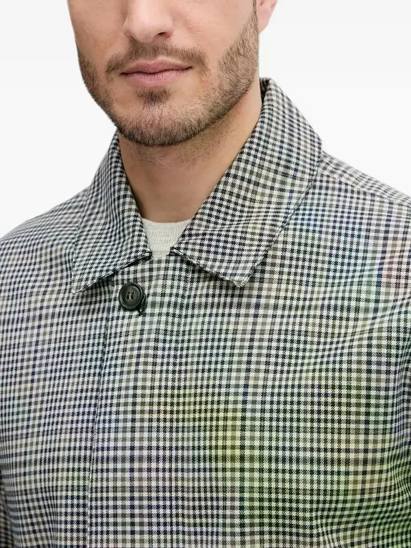 Barbour Roking Checked Waterproof Coat