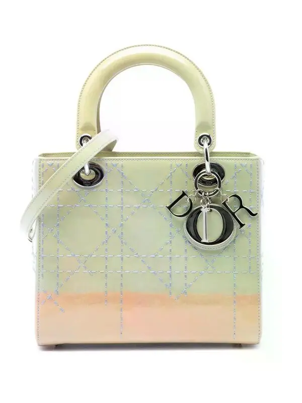 Dior Medium Lady Satchel - Green
