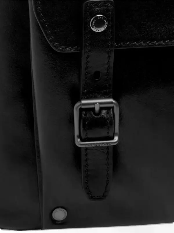 THE BRIDGE Leather Backpack - Black