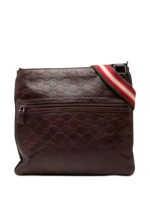 Gucci Embossed Leather Crossbody Bag