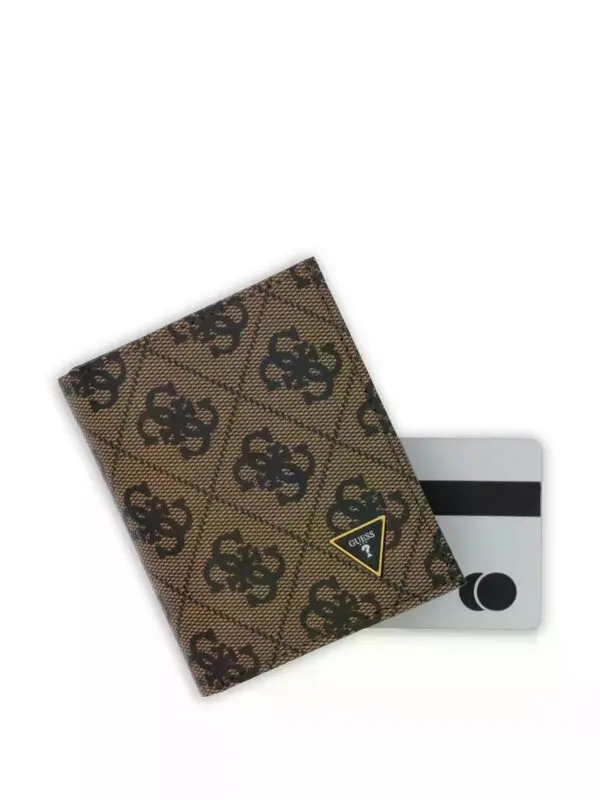 Guess Milano Monogram-print Logo-plaque Wallet