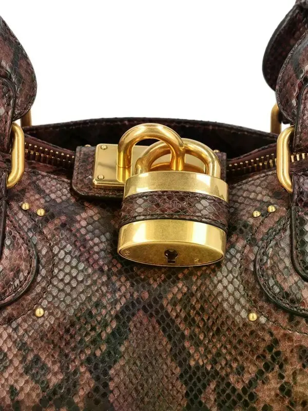 Chloé Paddington Leather Tote Bag - Brown