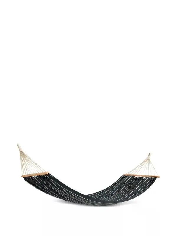 HAY Striped-pattern Hammock - Black
