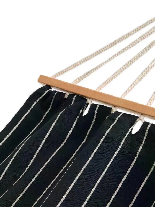 HAY Striped-pattern Hammock - Black