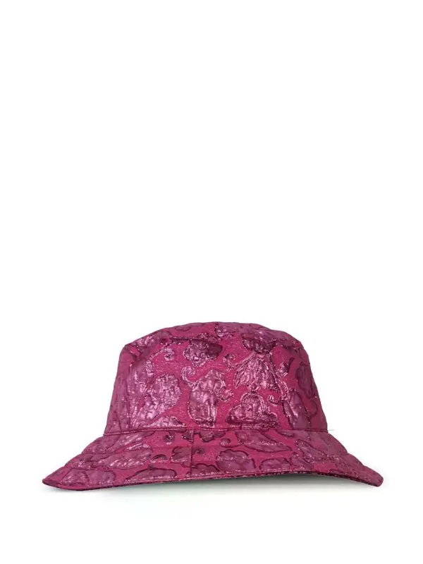Gucci Lamé Gg Monogram Reversible Bucket Hat