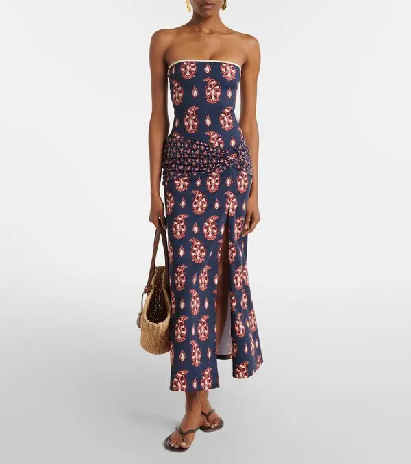 Johanna Ortiz Printed Maxi Skirt
