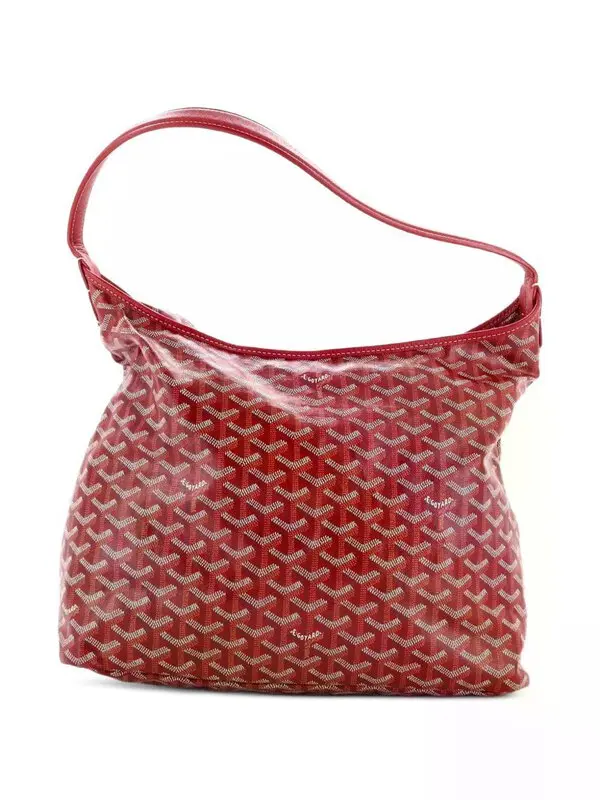 Goyard Boheme Coated Canvas Hobo Bag - Red