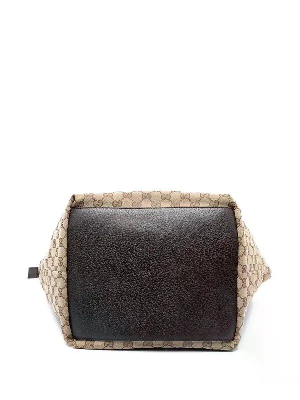 Gucci Gg Canvas Web Tote Bag