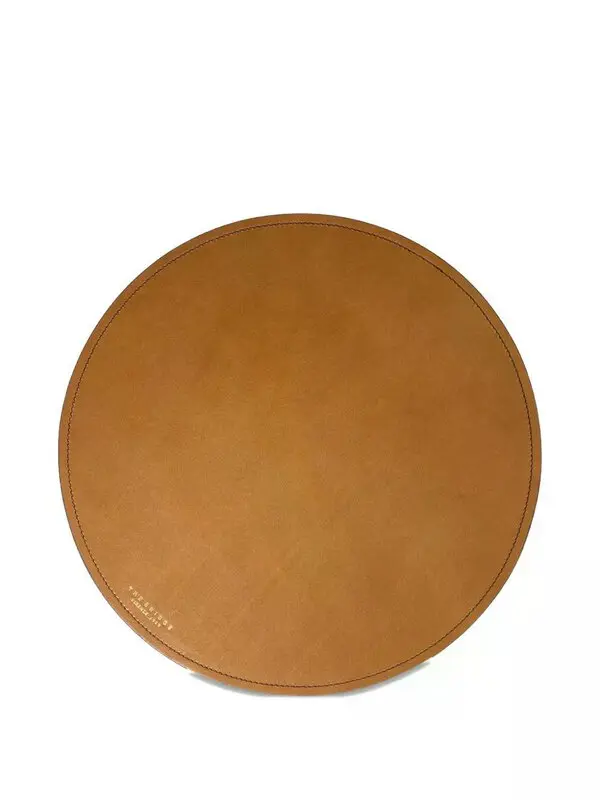 THE BRIDGE Leather Placemat - Brown