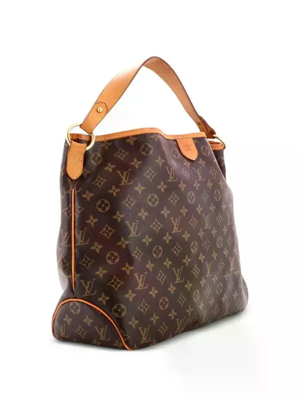 LOUIS VUITTON Monogram Canvas Mm Hobo Bag - Brown