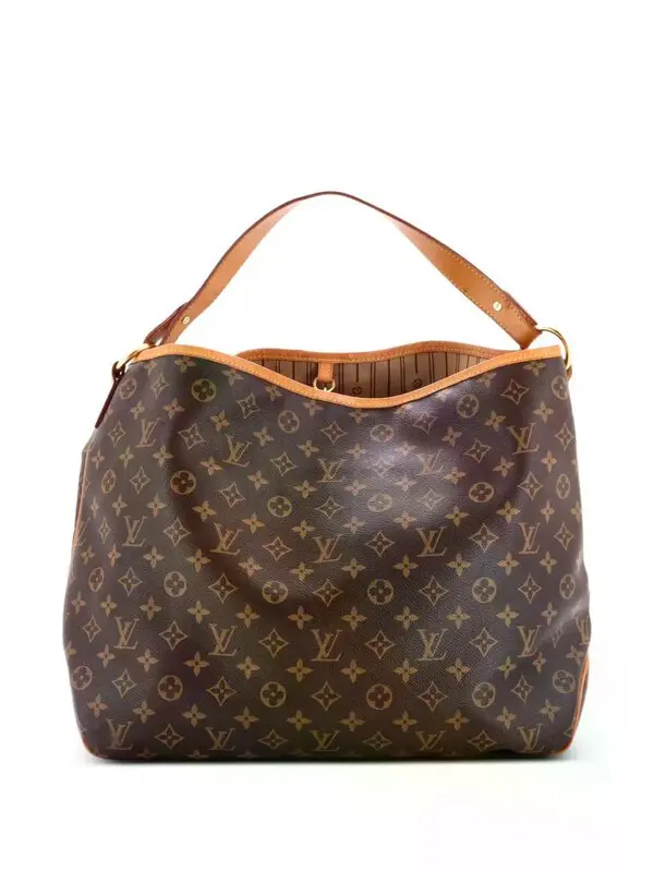 LOUIS VUITTON Monogram Canvas Mm Hobo Bag - Brown