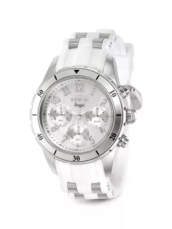 INVICTA Angel 40mm Chronograph Watch - Silver