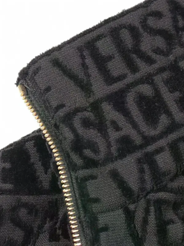 Versace Baroque Logo Zip-up Sweatshirt