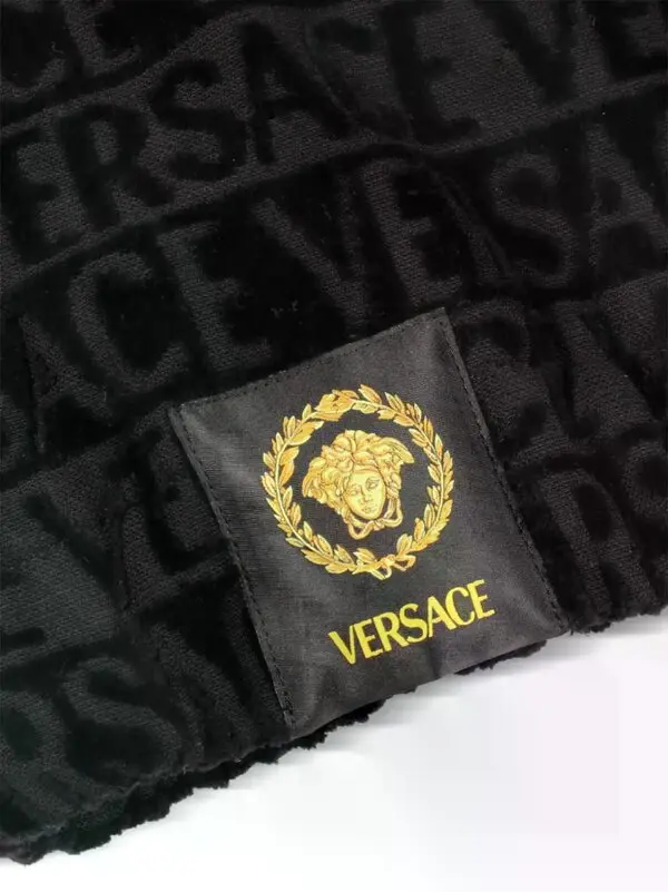 Versace Baroque Logo Zip-up Sweatshirt