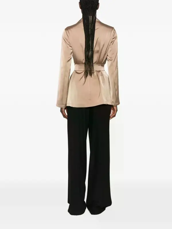 PENNYBLACK Belted Satin-finish Jacket