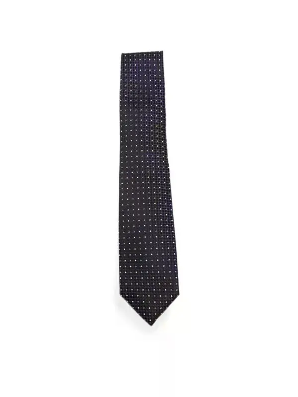 TOM FORD Pointed-tip Neck Tie - Black
