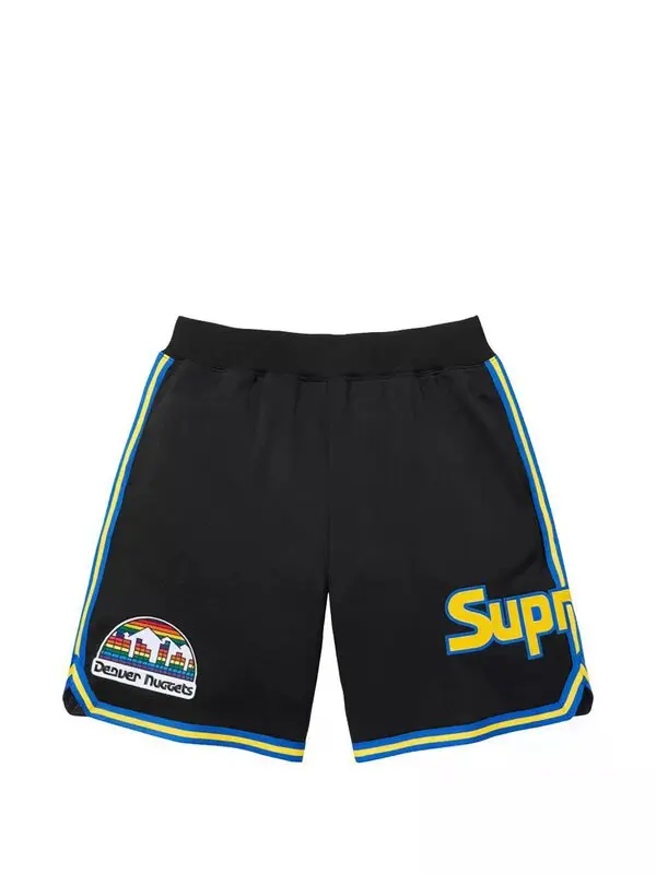Supreme X Mitchell & Ness Logo Print Shorts