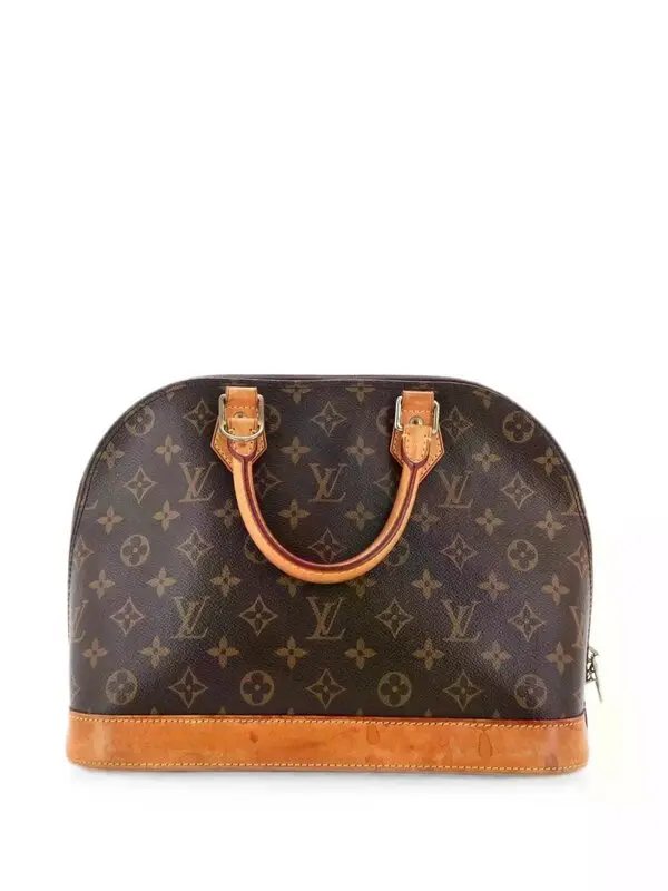 LOUIS VUITTON Alma Handbag Monogram Canvas Satchel