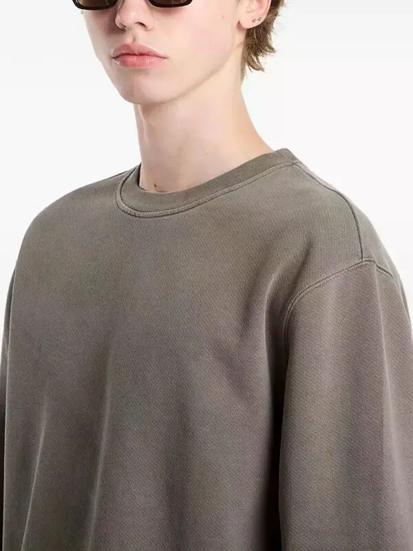A.p.c. Logo Print Crew Neck Sweater