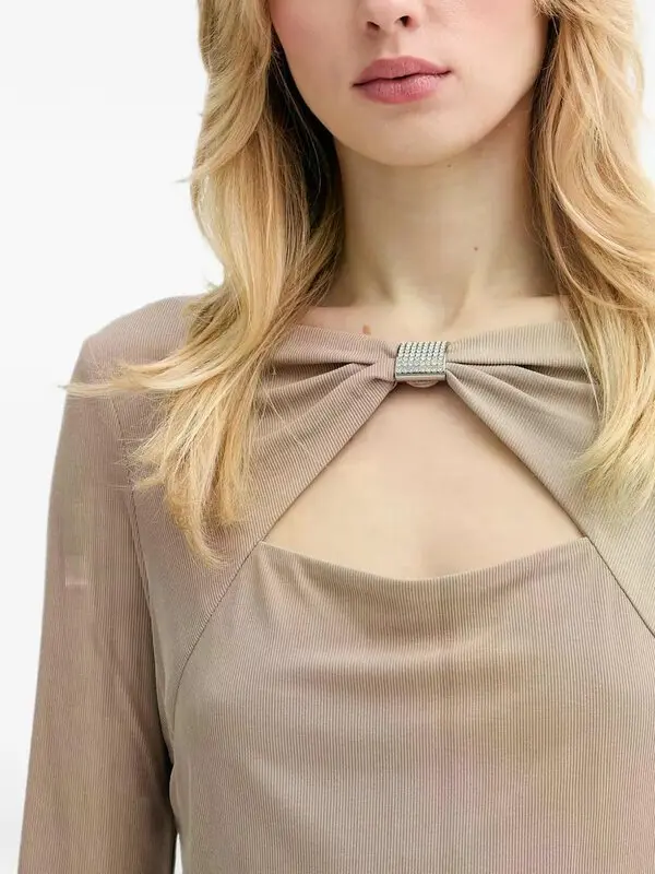 Guess Cut-out Bow Detail Top