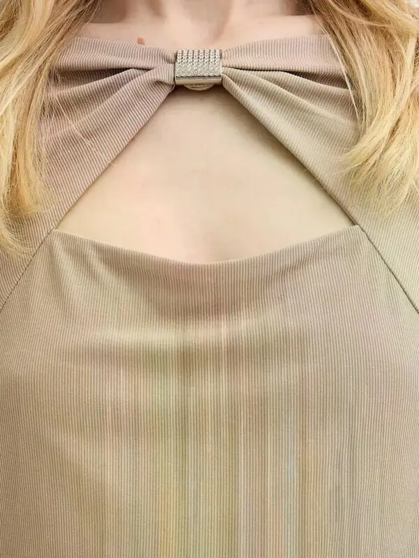 Guess Cut-out Bow Detail Top