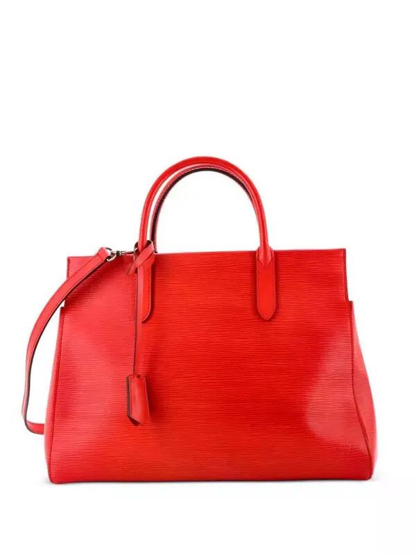 LOUIS VUITTON Epi Leather Satchel - Red