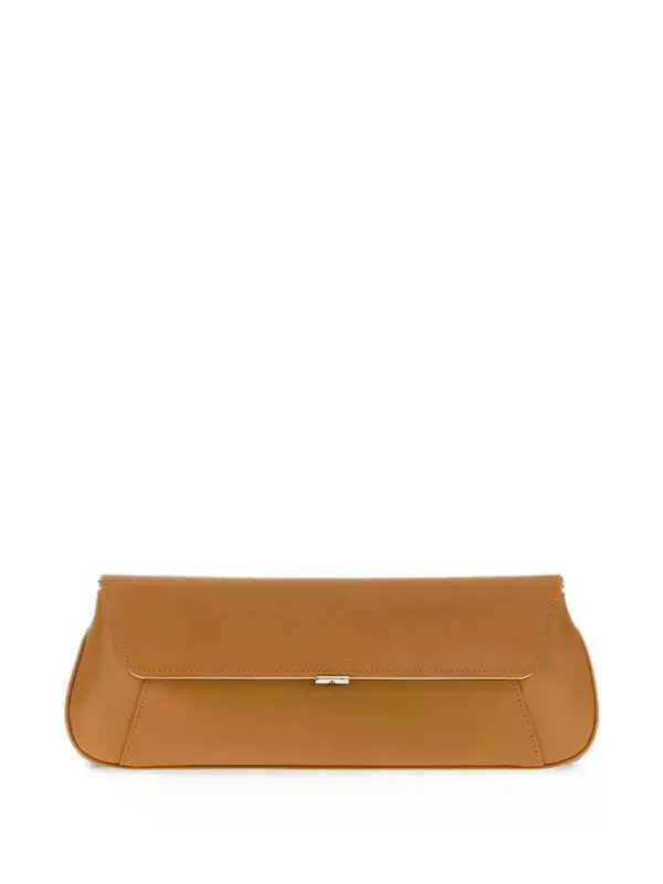 Amina Muaddi Ami Logo-plaque Clutch Bag