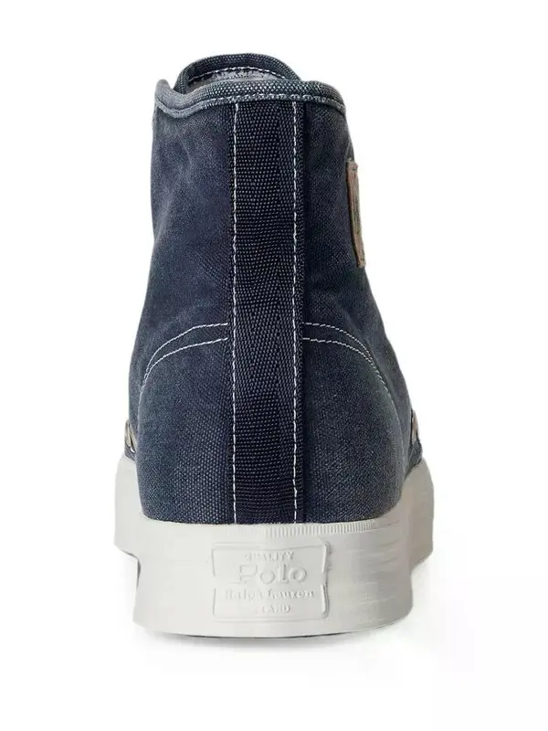 Polo Ralph Lauren High-top Canvas Lace-up Sneakers