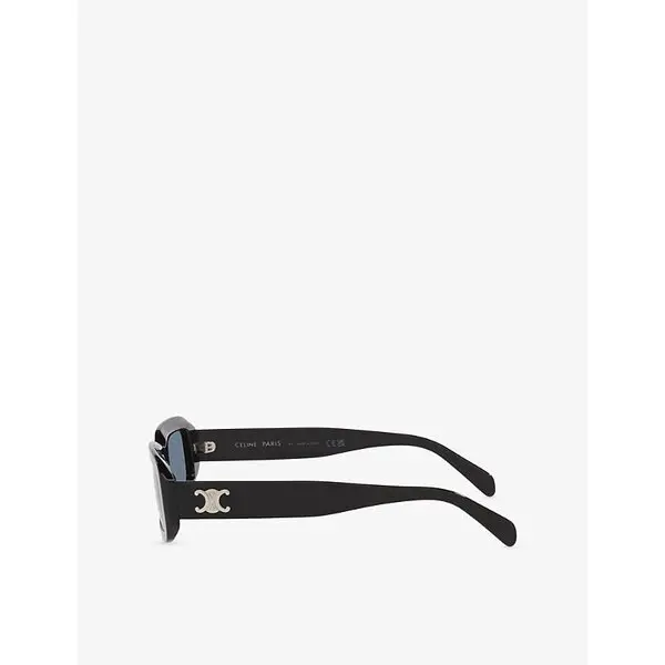 Celine Rectangle Frame Acetate Sunglasses