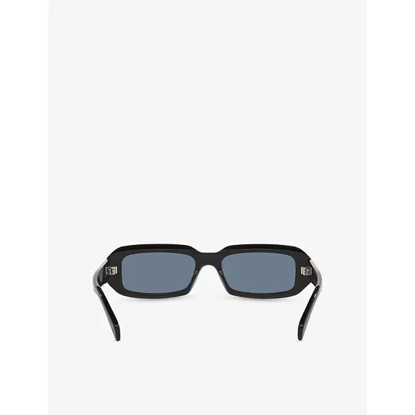 Celine Rectangle Frame Acetate Sunglasses