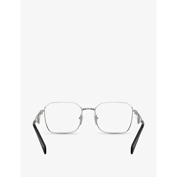 Prada Irregular-frame Metal Optical Glasses