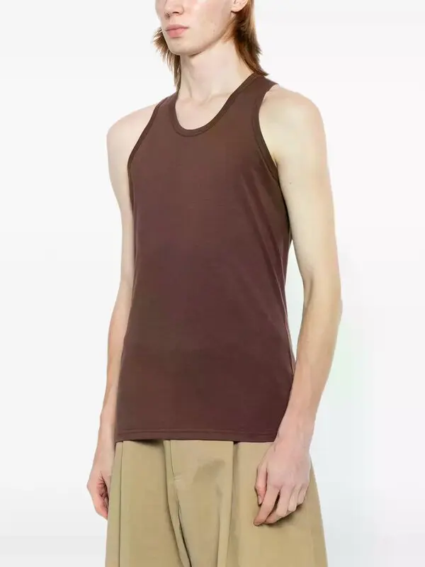 JIL SANDER Scoop-neck Ribbed Knit Vest