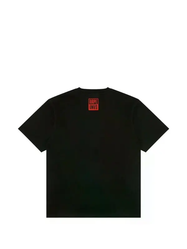 AAPE BY *A BATHING APE Moonface Chain-print T-shirt