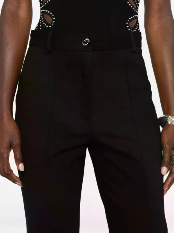 Sandro Pintuck Detail Cropped Trousers
