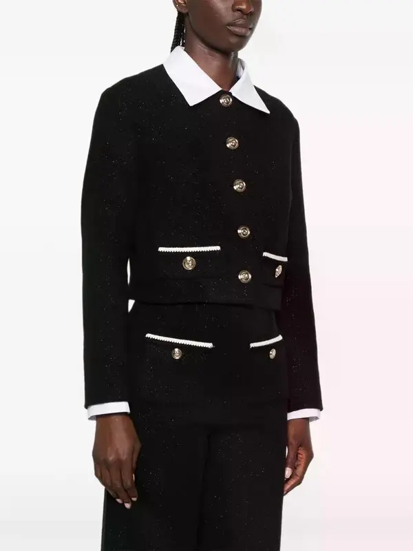 Maje Button-up Cropped Jacket
