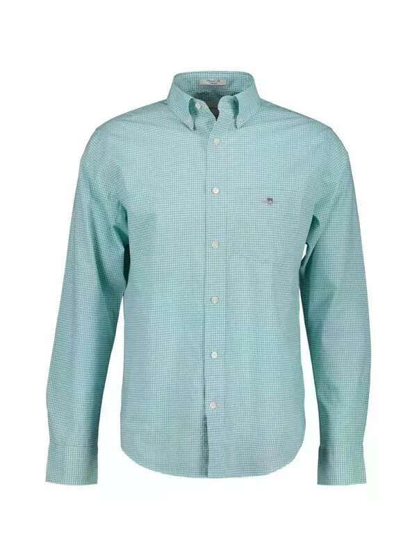 Gant Gingham-check Button-down Shirt - Green