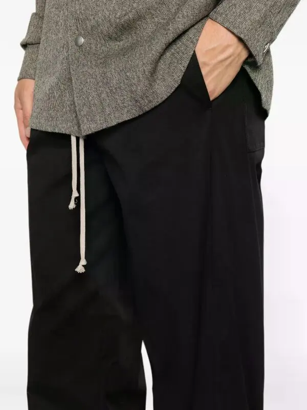 Rick Owens Dietrich Drawstring Trousers - Black
