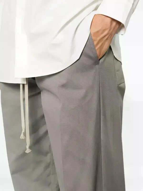 Rick Owens Dietrich Drawstring Trousers - Grey
