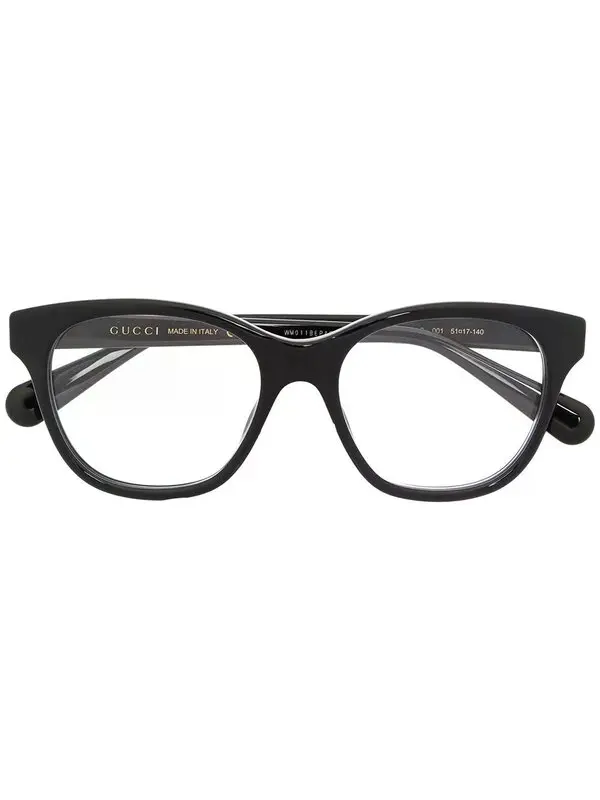 Gucci Square-frame Glasses - Black