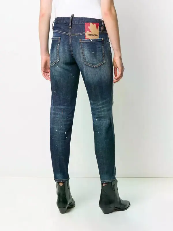 Dsquared2 Hockney Cropped Jeans