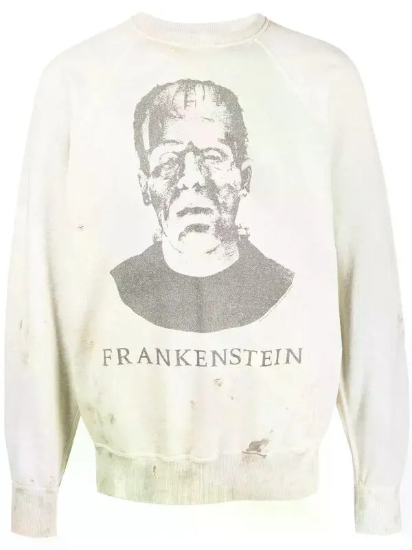 SAINT MXXXXXX Frankenstein Sweatshirt - Grey