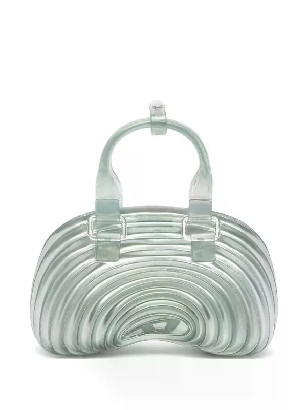 DIESEL® X Melissa Quantum Dome Shoulder Bag - Silver