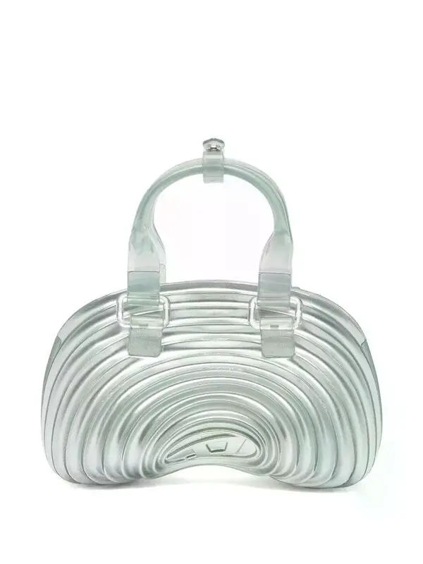 DIESEL® X Melissa Quantum Dome Shoulder Bag - Silver
