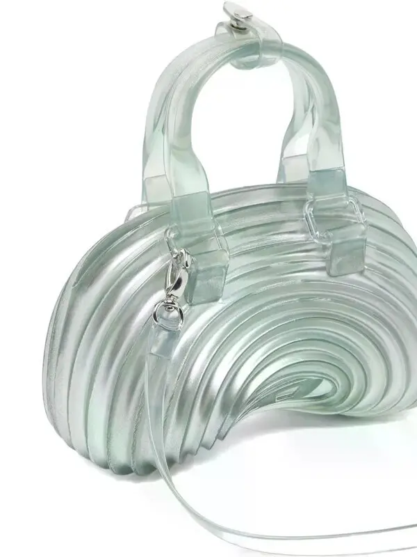 DIESEL® X Melissa Quantum Dome Shoulder Bag - Silver