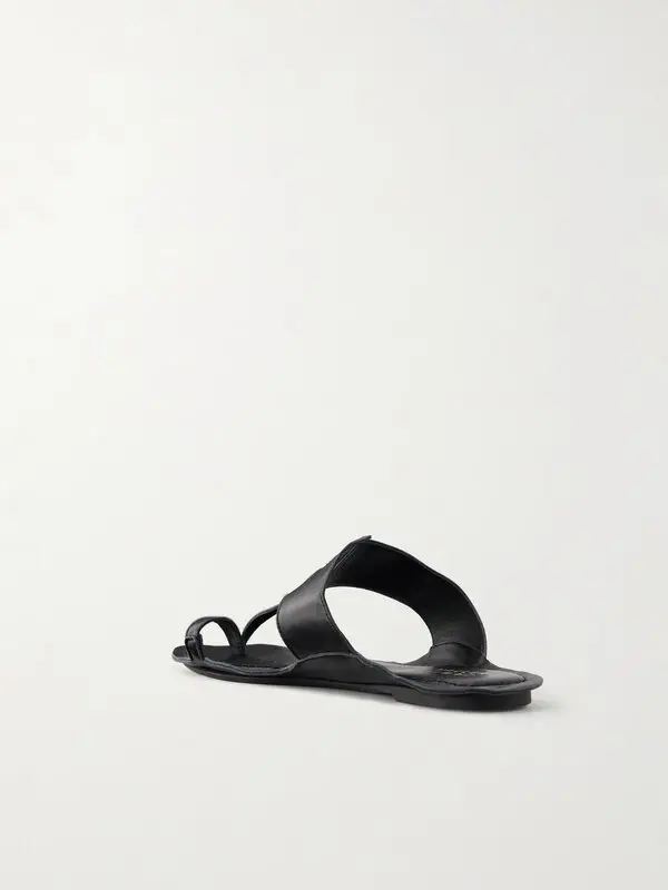 JAMIE HALLER The Toe Thong Leather Sandals