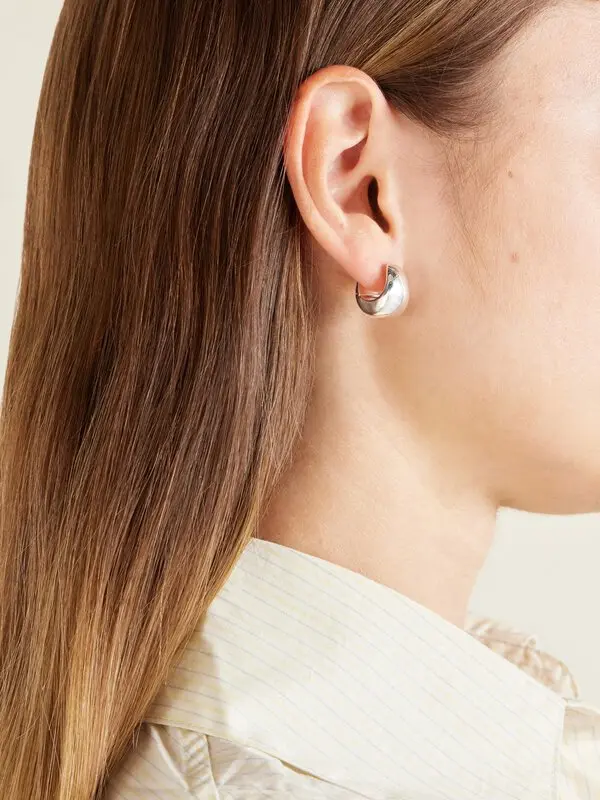 LIÉ STUDIO Violet Sterling Hoop Earrings