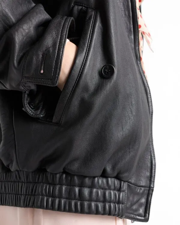 Prada Nappa Leather Blouson Jacket
